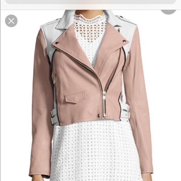 IRO | Jackets & Coats | Iro Annik Colorblock Moto Jacket | Poshmark